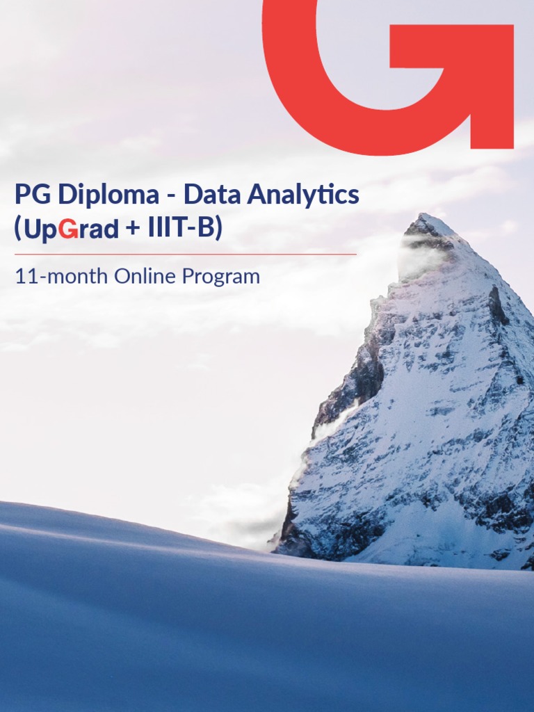 Brochure-UpGrad & IIIT-B Data Analytics Program PDF | PDF | Data ...