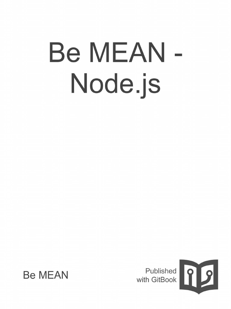 Be Mean Node Js | PDF | Hypertext Transfer Protocol | Computing
