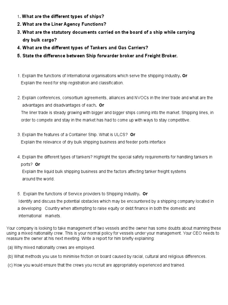 Test-3 FOS - Important Questions | PDF