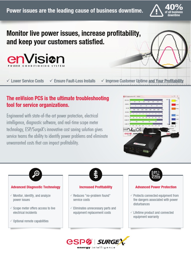 EnVision Sales Sheet | PDF | Mains Electricity | Electrical Connector