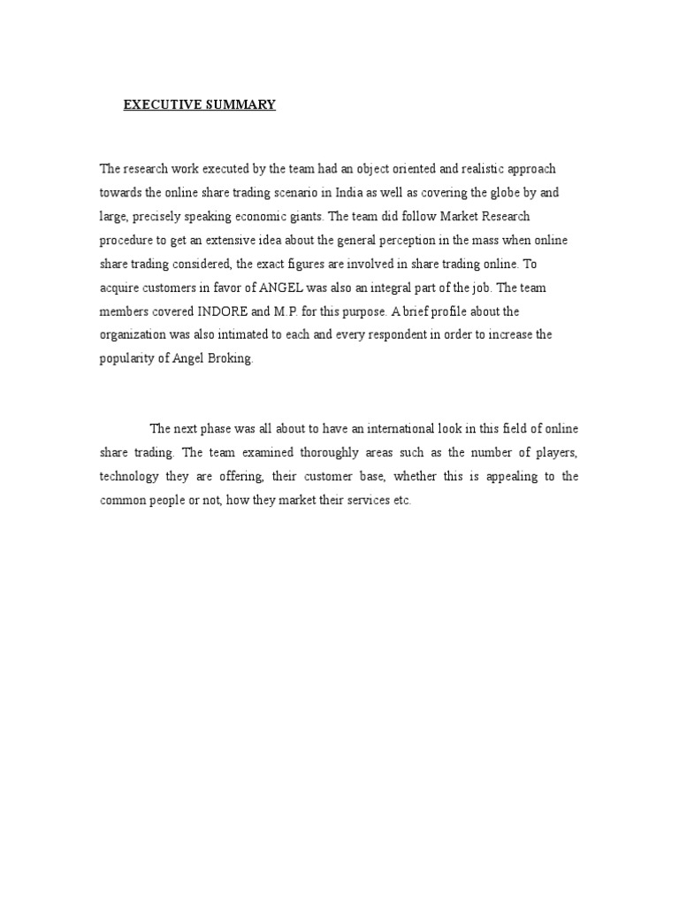 Angel Broking Project | PDF | Customer Relationship Management | Stocks
