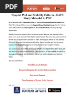 Polar Plot, Nyquist Plot | PDF | Systems Theory | Mathematical Objects