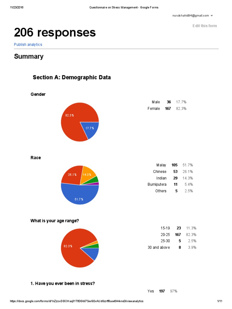 Questionnaire On Stress Management - Google Forms | PDF | Relaxation ...