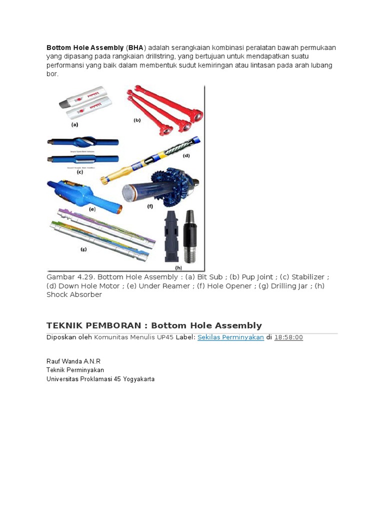 Bottom Hole Assembly | PDF