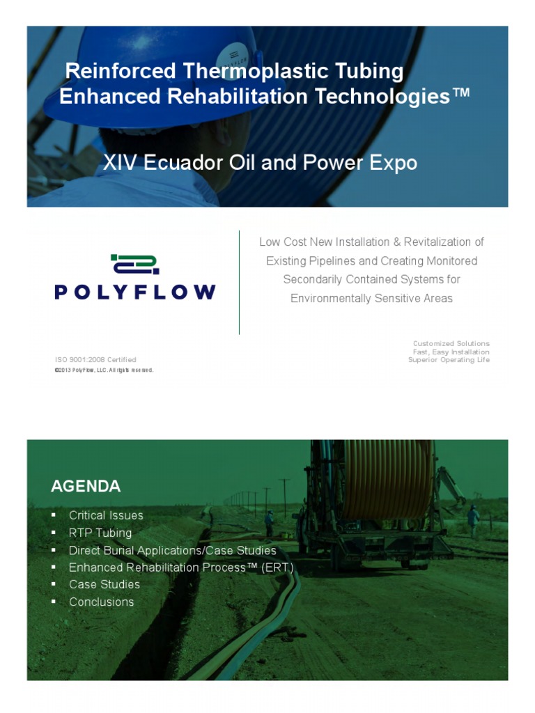Polyflow ExPERT Ecuador Presentation | Pipeline Transport | Pipe (Fluid ...