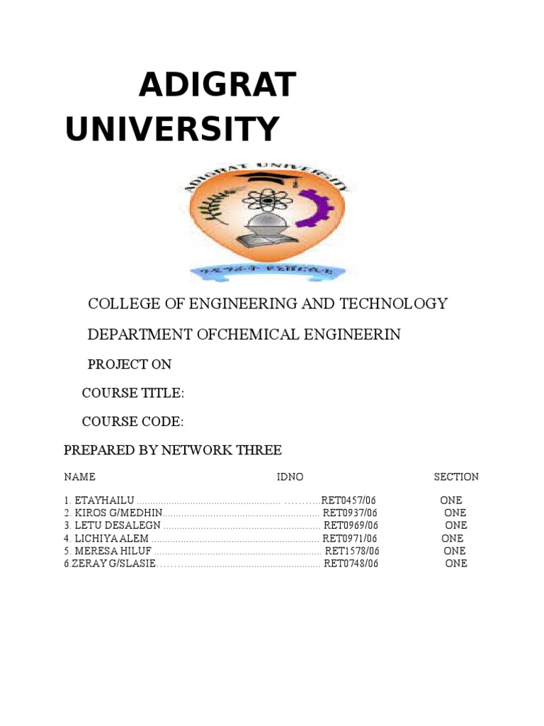 Project of Design by Group 3 | PDF