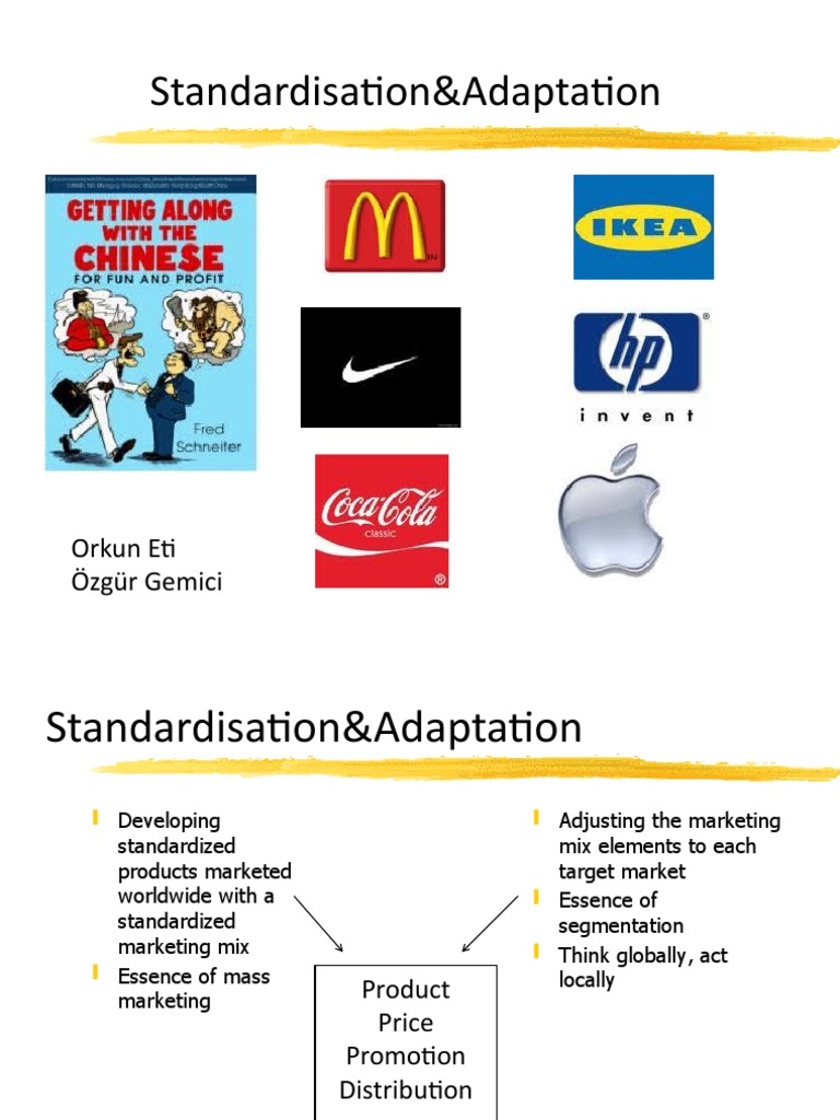 Standardisation, Adaptation | PDF | Coca Cola | Marketing