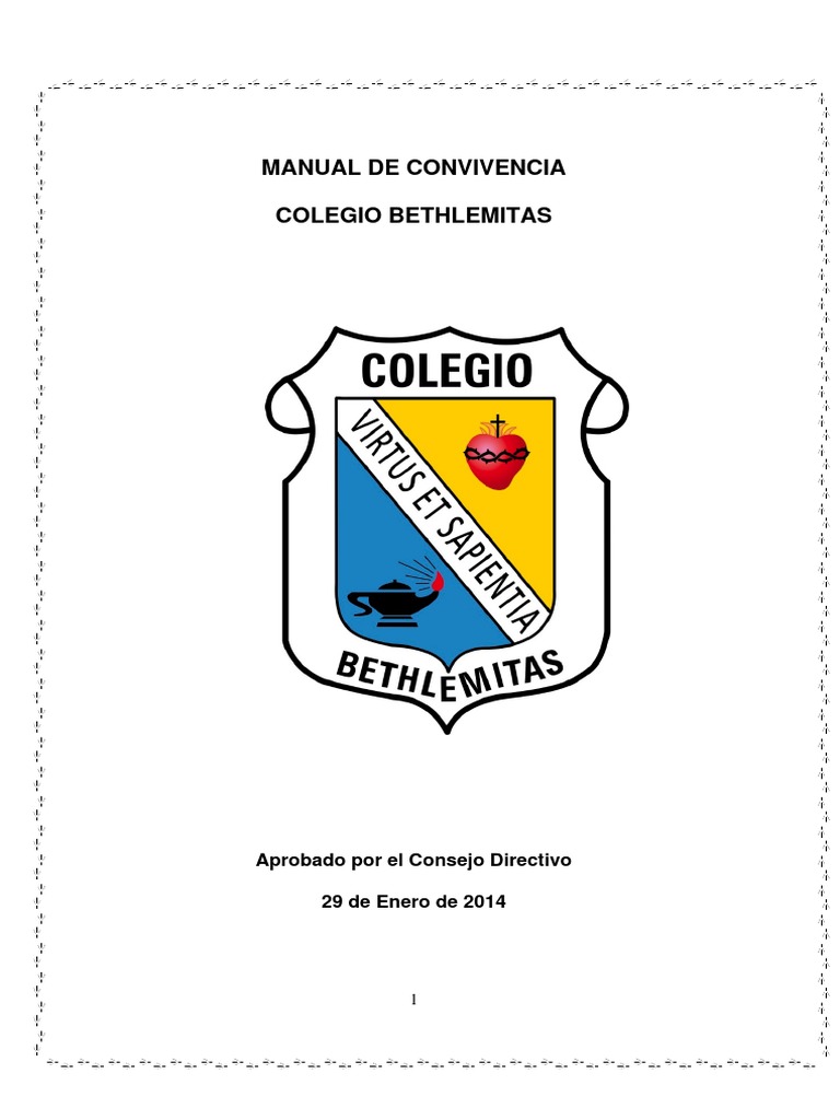 Manual de Convivencia 2014 PDF | PDF
