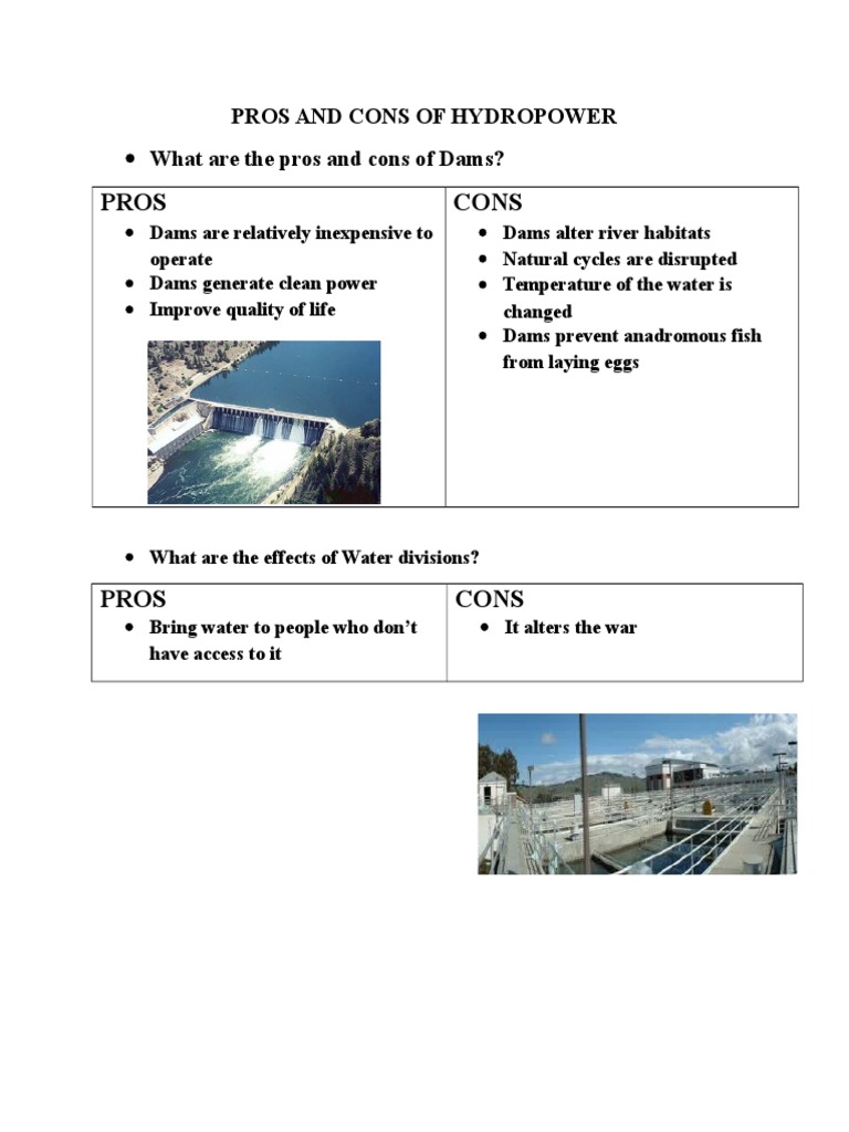 Cons About Hydropower | What’s Good and What’s Bad about Hydropower ...