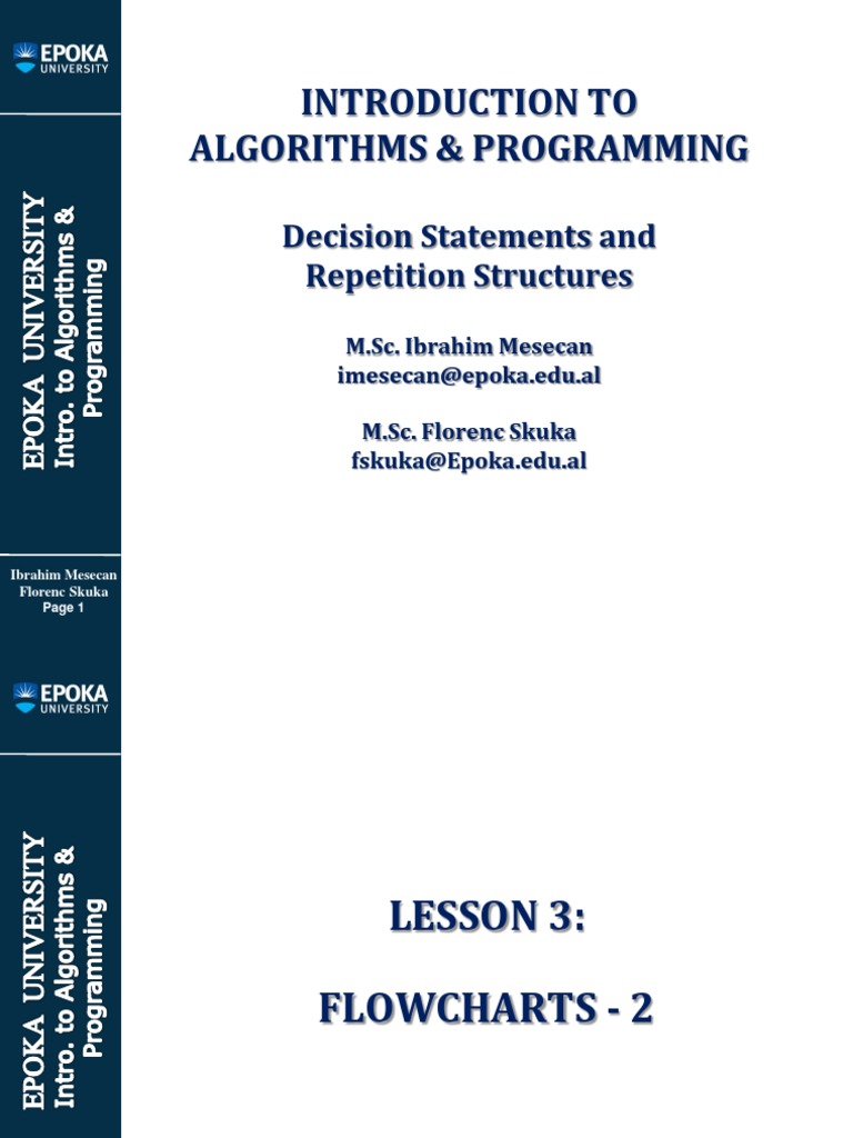 04 Flowcharts 3 | PDF | Control Flow | Algorithms