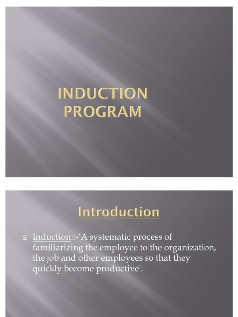 induction-program