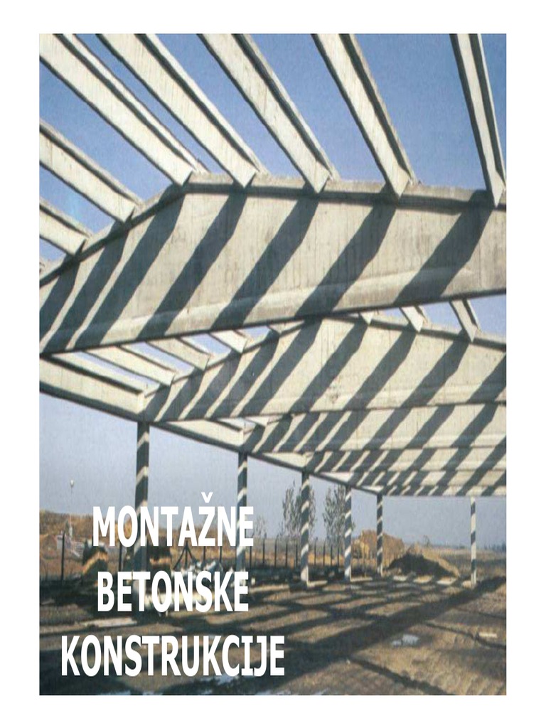 Montazne Betonske Konstrukcije | PDF