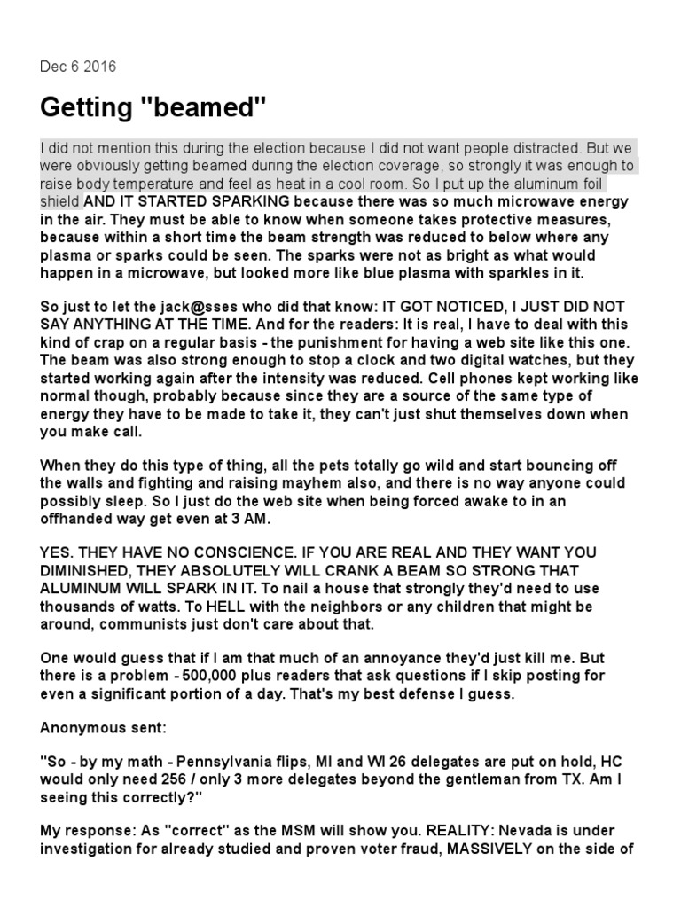 Getting 'Beamed' | PDF