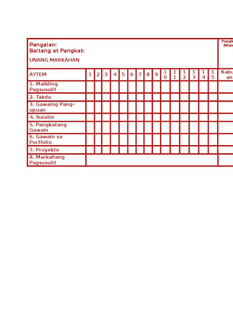 Index Card Format | PDF