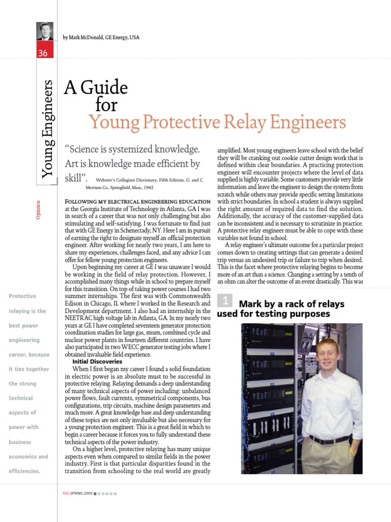 A Guide For Protective Relay Engineers | PDF | Relay | General Electric