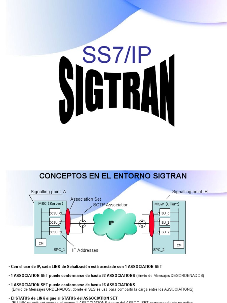 SIGTRAN Configuration | PDF | Protocolos de internet | Estándares de ...