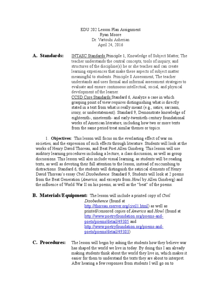 Lesson Plan | PDF | Lesson Plan | Education Theory