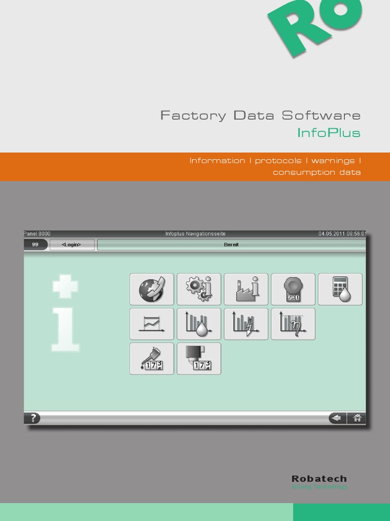 Factory Data Software: Infoplus | PDF | Adhesive | Computing