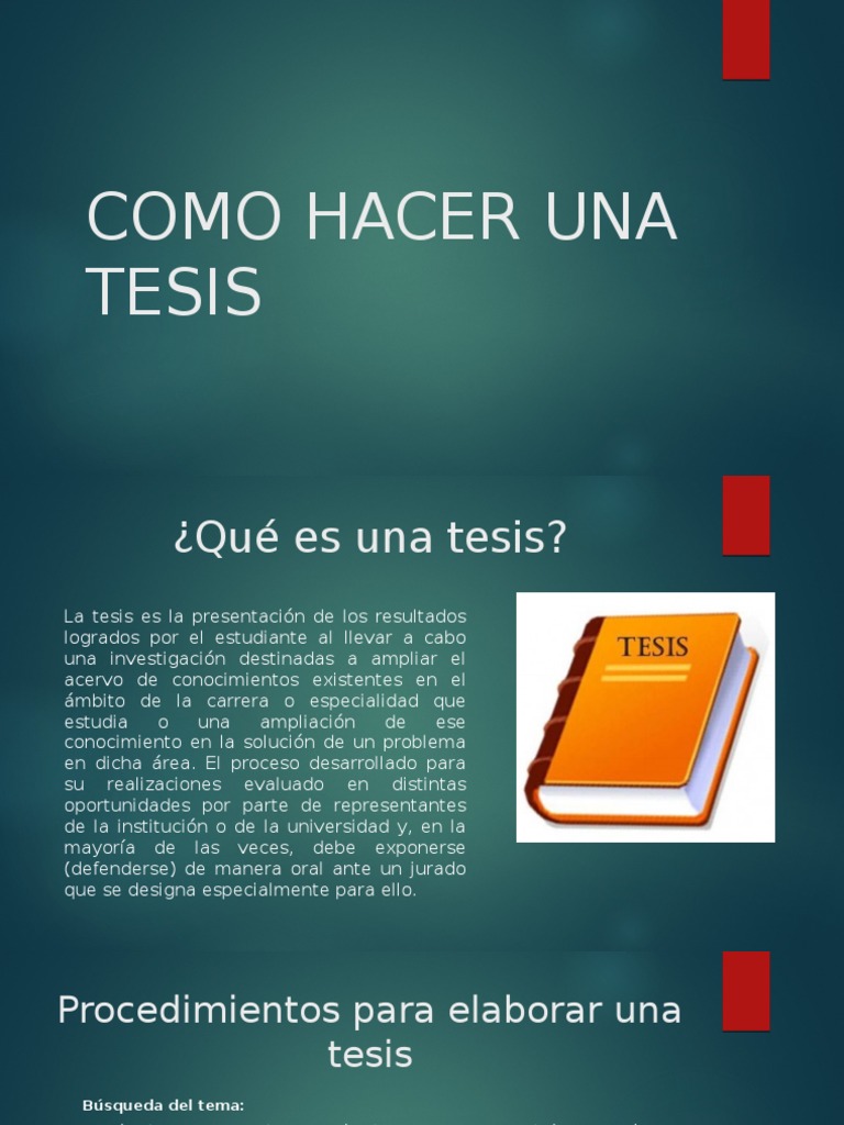 Guía Completa para Hacer una Tesis | PDF | Bibliografía | Hipótesis