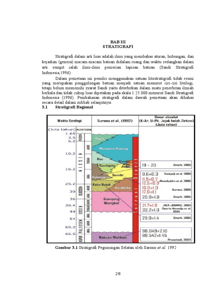 BAB III Stratigrafi Mia Baru | PDF