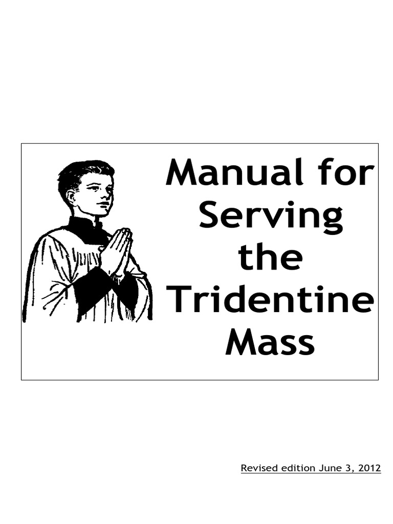 Altar Boy Manual | Download Free PDF | Altar | Mass (Liturgy)