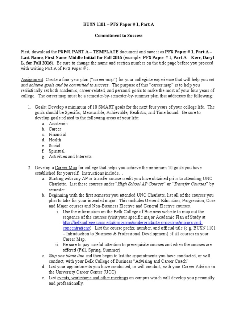 PFS Paper # 1 Part A - Instructions | PDF | Further Education