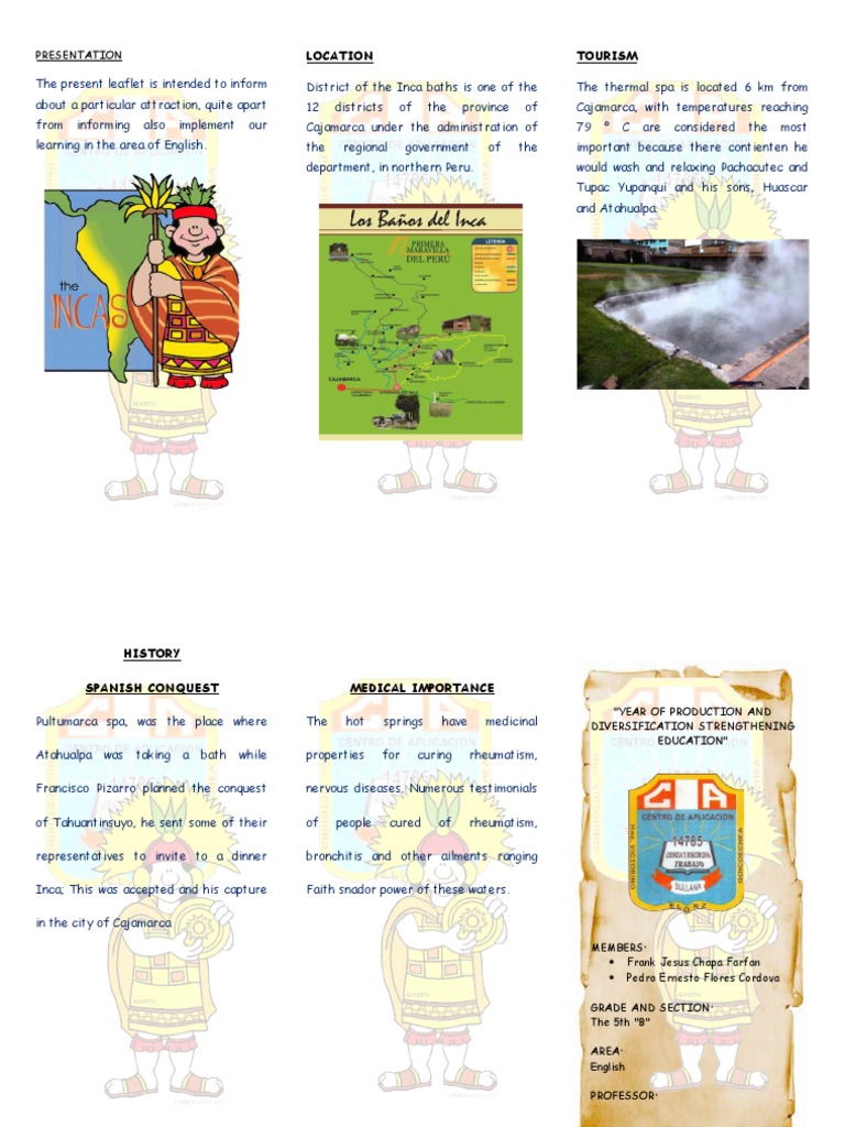 Triptico en Ingles | PDF