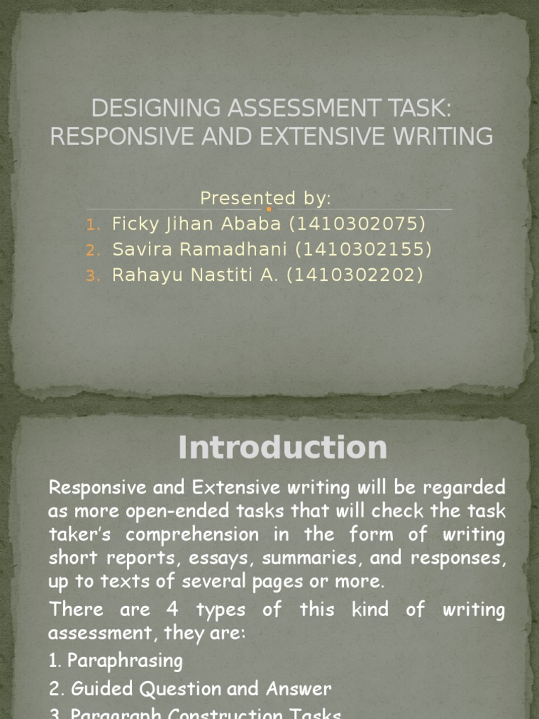 Designing Assessment Task | PDF | Genre | Educational Assessment