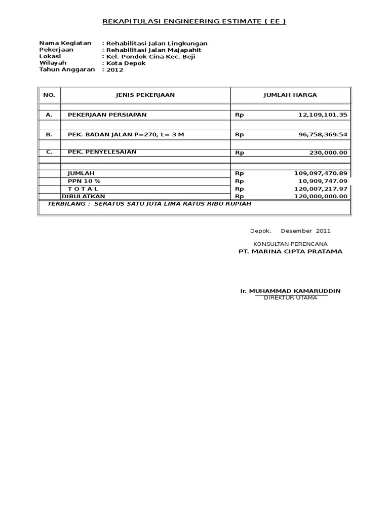 Rab Jalan Beton | PDF