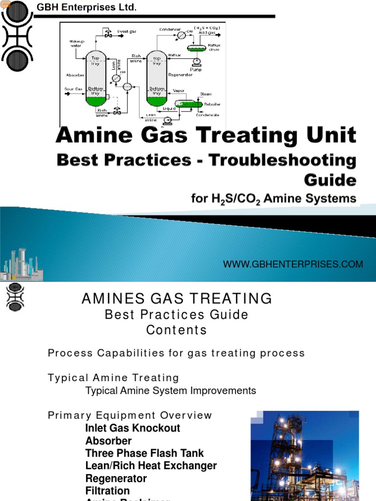 Amine Treating - Troubleshooting Guide | PDF | Oil Refinery | Catalysis