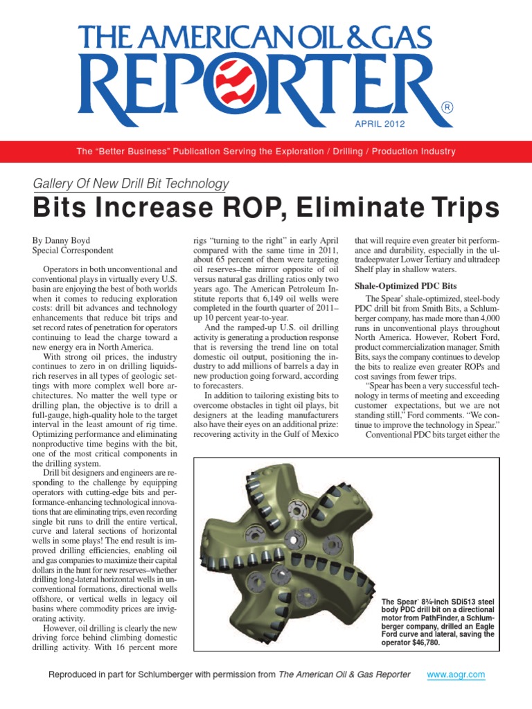 Bits Increase ROP, Eliminate Trips: Gallery of New Drill Bit Technology ...