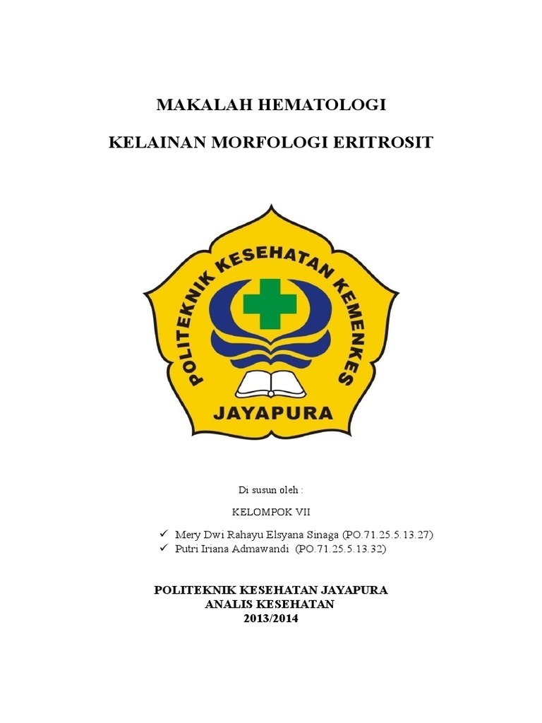 Mklah Morfologi Erytrosit Abnormal | PDF