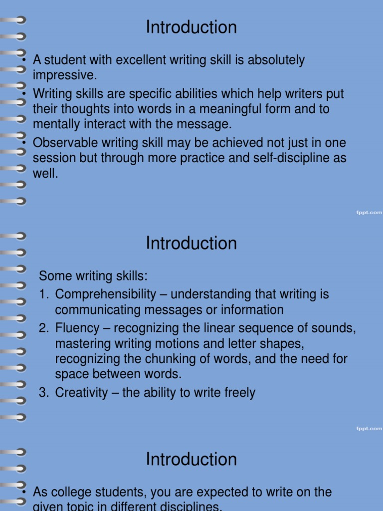Introduction To Writing | PDF | Thought | Creativity