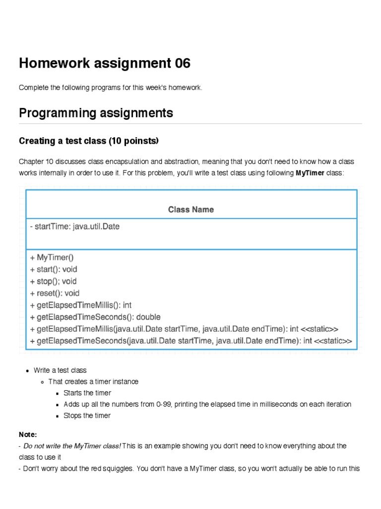 Homework Assignment 06: Programming Assignments | PDF | Comma Separated ...