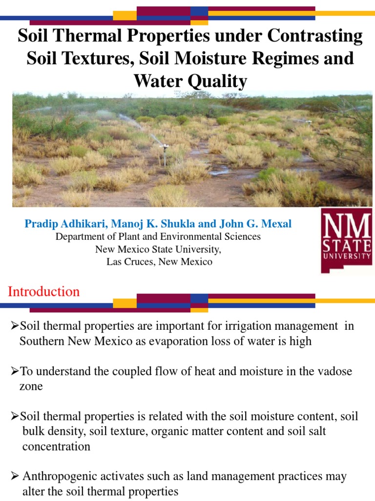 Soil Thermal Conductivity | Loam | Thermal Conductivity