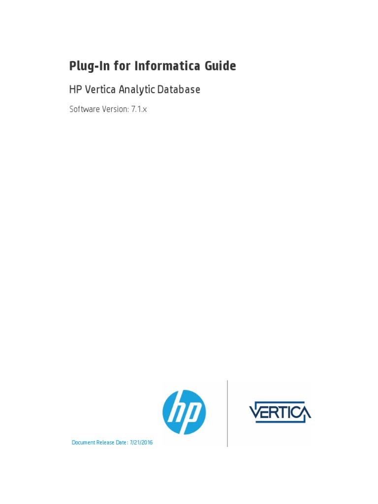 HP Vertica 7.1.x Informatica Plug-In Guide | Download Free PDF | Windows Registry | Library ...