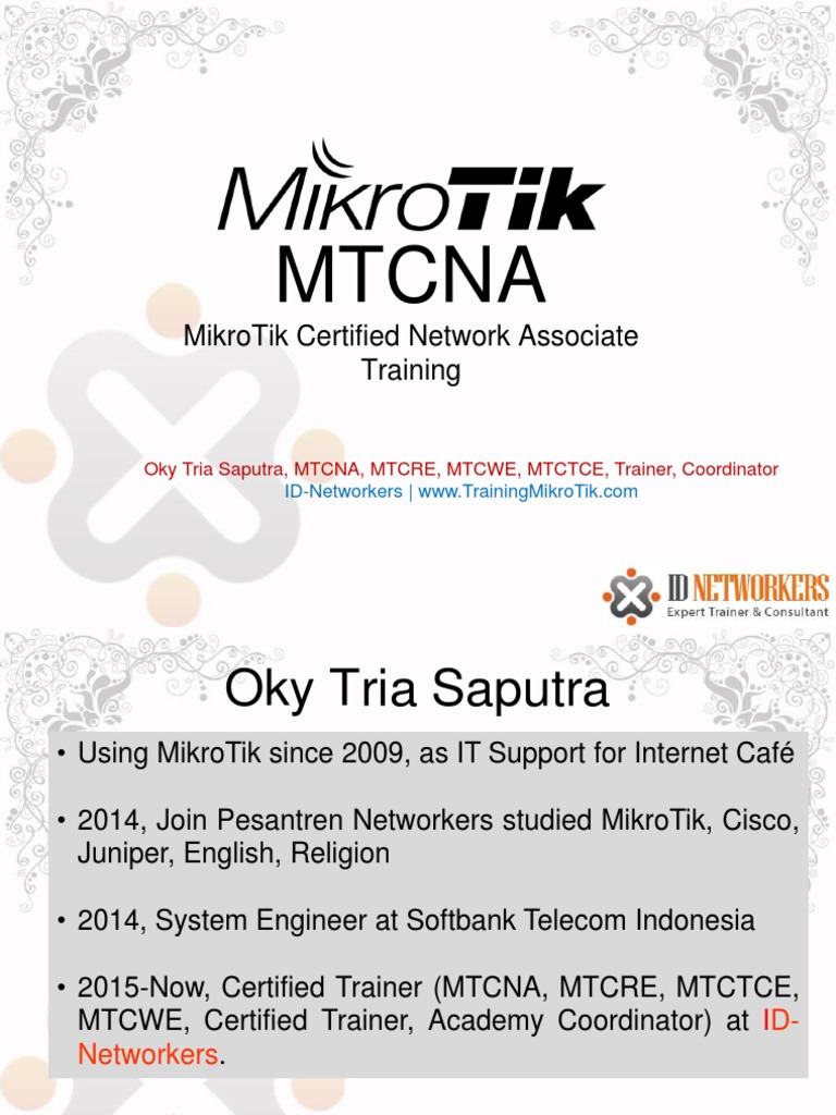 Mtcna Presentation Material Idn Pdf