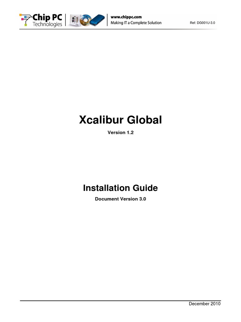 Xcalibur Global 1.2 - Installation Guide | PDF | Active Directory ...