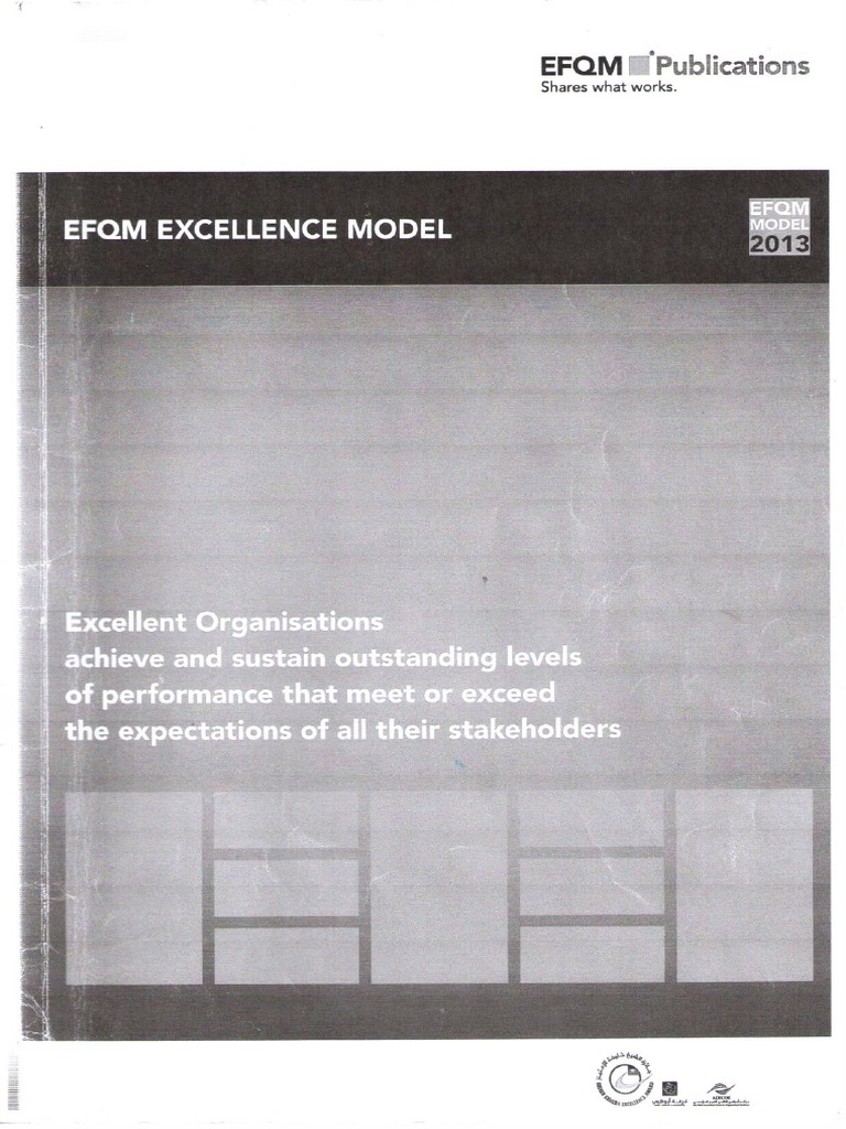 Efqm Model 2013 | PDF