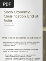 SEC Classification (India) | PDF | Marketing | Economies
