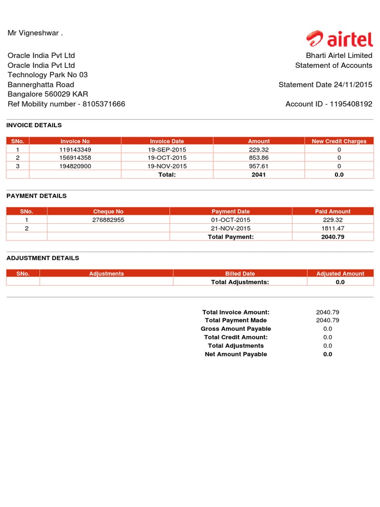 Account Statement | PDF