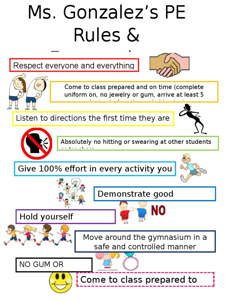 Pe Rules Poster | PDF