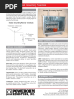 NGR Sizing Calculation As Per IEEE 32 | PDF | Resistor | Transformer