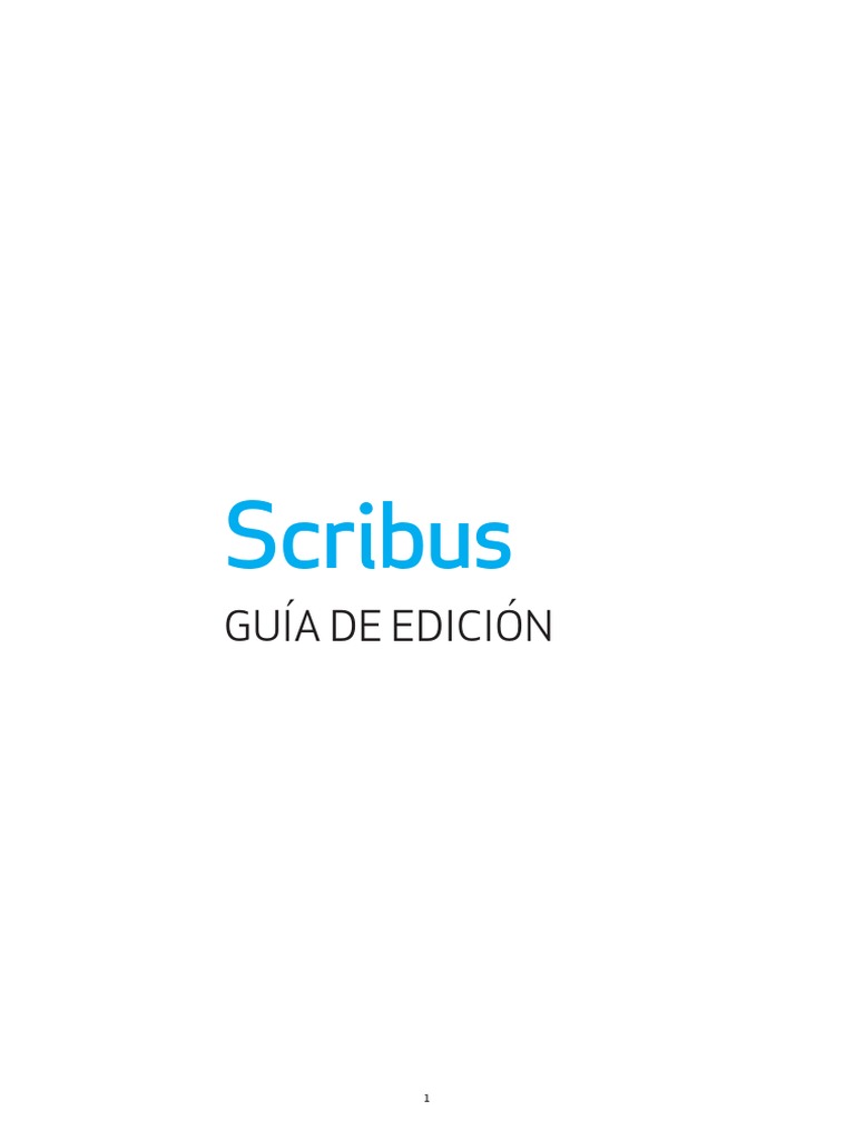 Guía Básica Edición Con Scribus | PDF | Point and Click | Formato de ...