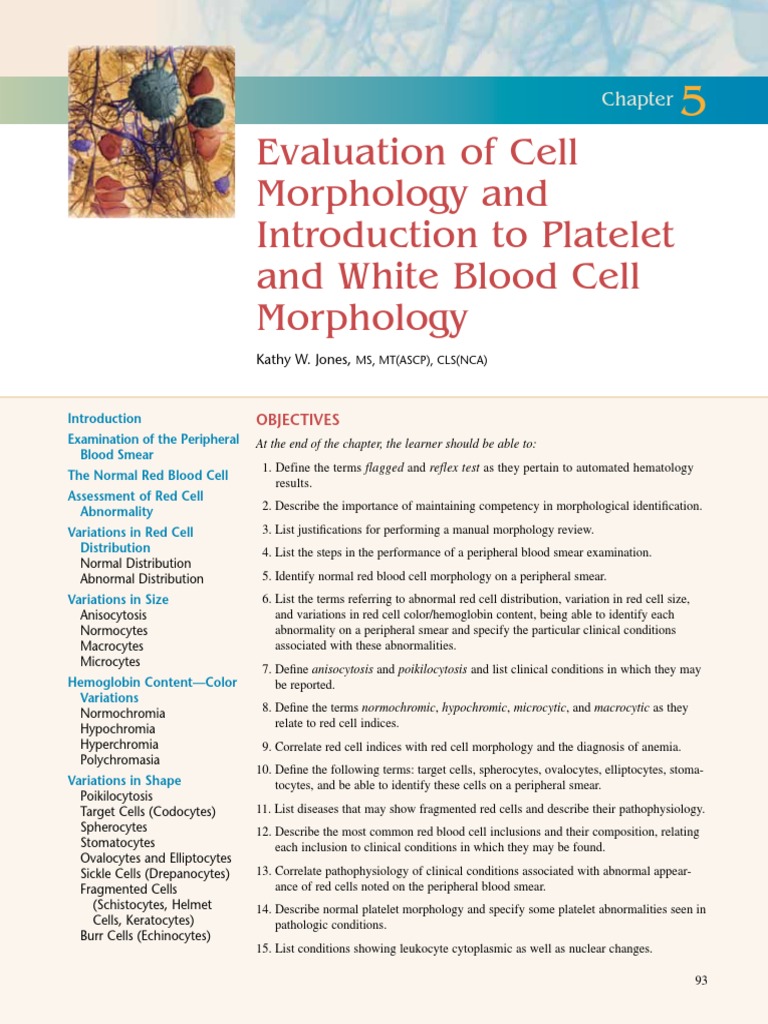 Morfologi Platelet | PDF | Anemia | Red Blood Cell