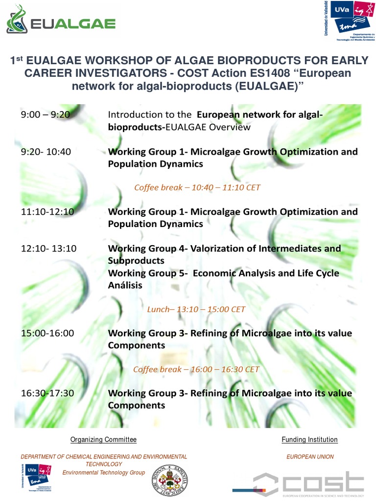 Poster Eu Algae Workshop | PDF | European Union | Economies