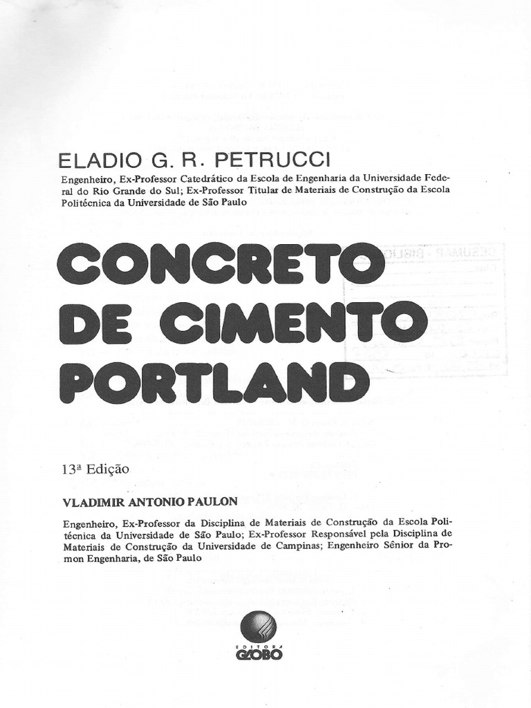 Concreto De Cimento Portland Petrucci Pdf Pdf