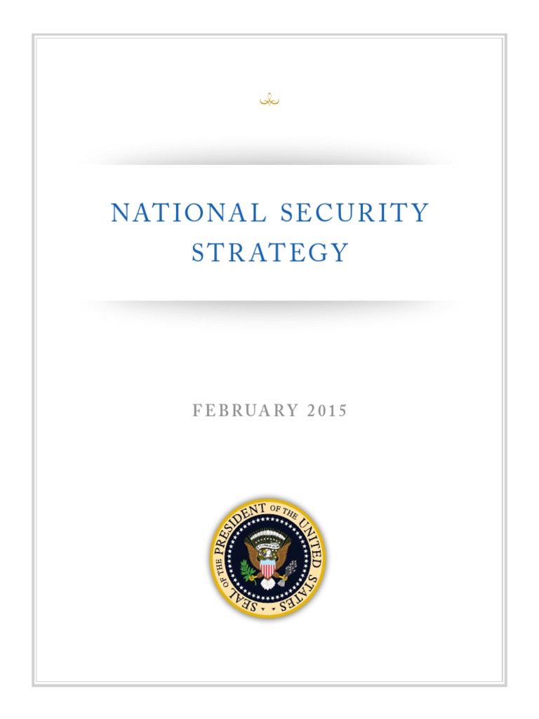 U.S. National Security Strategy 2015 | PDF | Nuclear Weapons | Nuclear ...