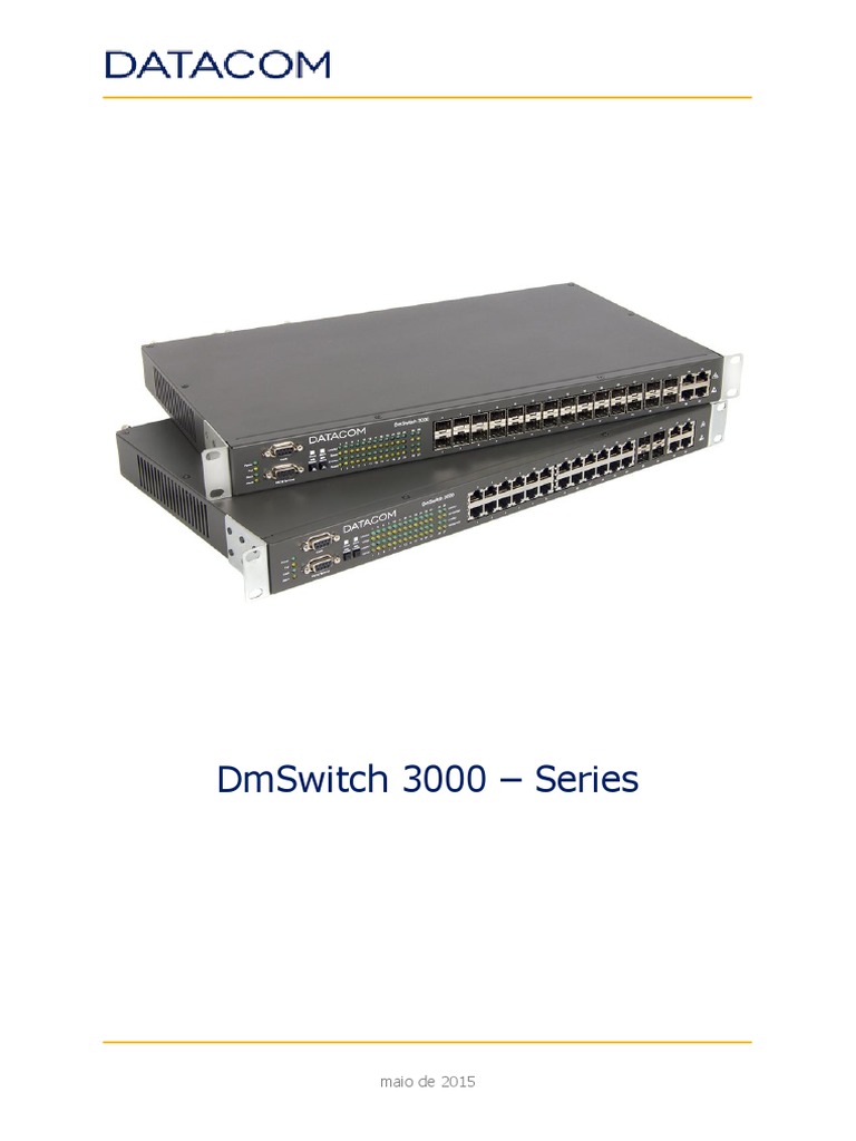 134.0086.30 Descritivo DmSwitch 3000 | PDF | Ethernet | Roteamento