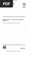 Iso 281:2007 | PDF | Bearing (Mechanical) | Manufactured Goods